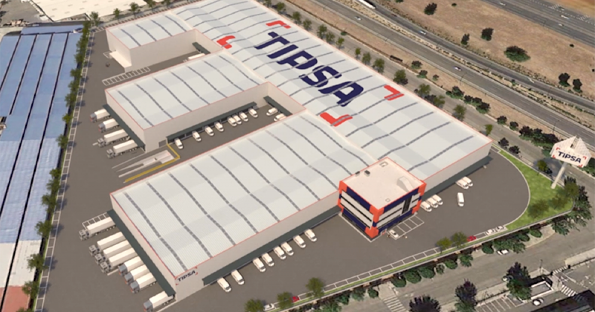 TIPSA inicia la construcción de su nuevo HUB central para consolidarse ...
