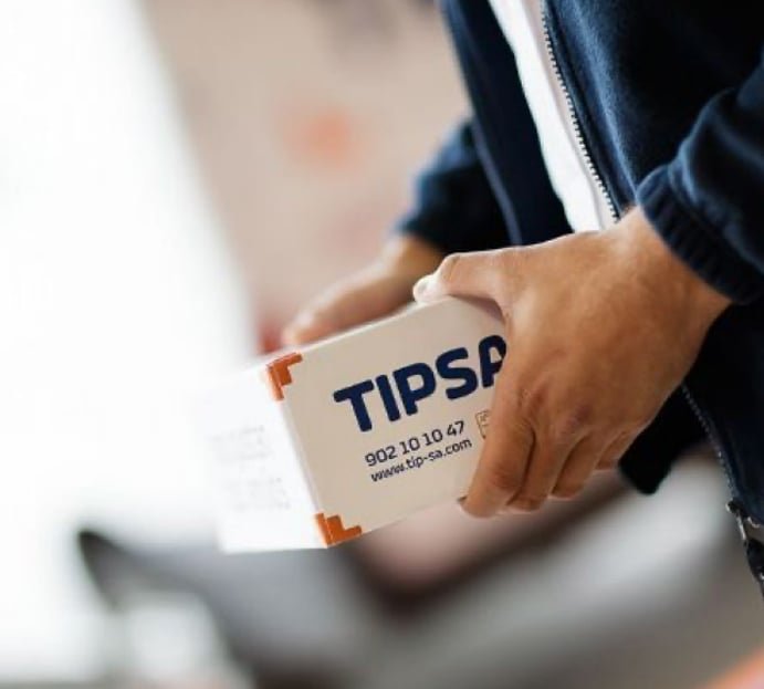 Transporte mensajería y paquetería urgente TIPSA